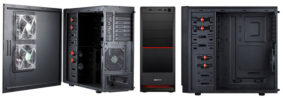 Buy Gigabyte LUXO X10 Tower Case [GZ-LUXO-X10] | PC Case Gear Australia