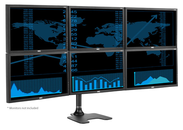 Buy Atdec Spacedec Freestanding Hex Monitor Mount [13SD-FS-HEX] | PC ...