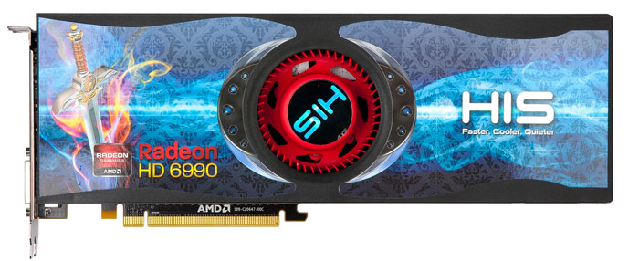 Buy HIS Radeon HD6990 4GB [HIS-6990-4GBD5] | PC Case Gear Australia
