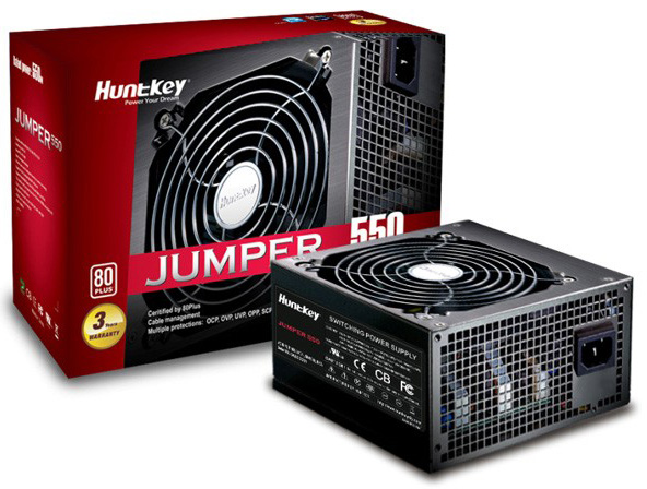 Buy Huntkey Jumper 550W Modular [PSUHUNTKEYJP550] | PC Case Gear Australia