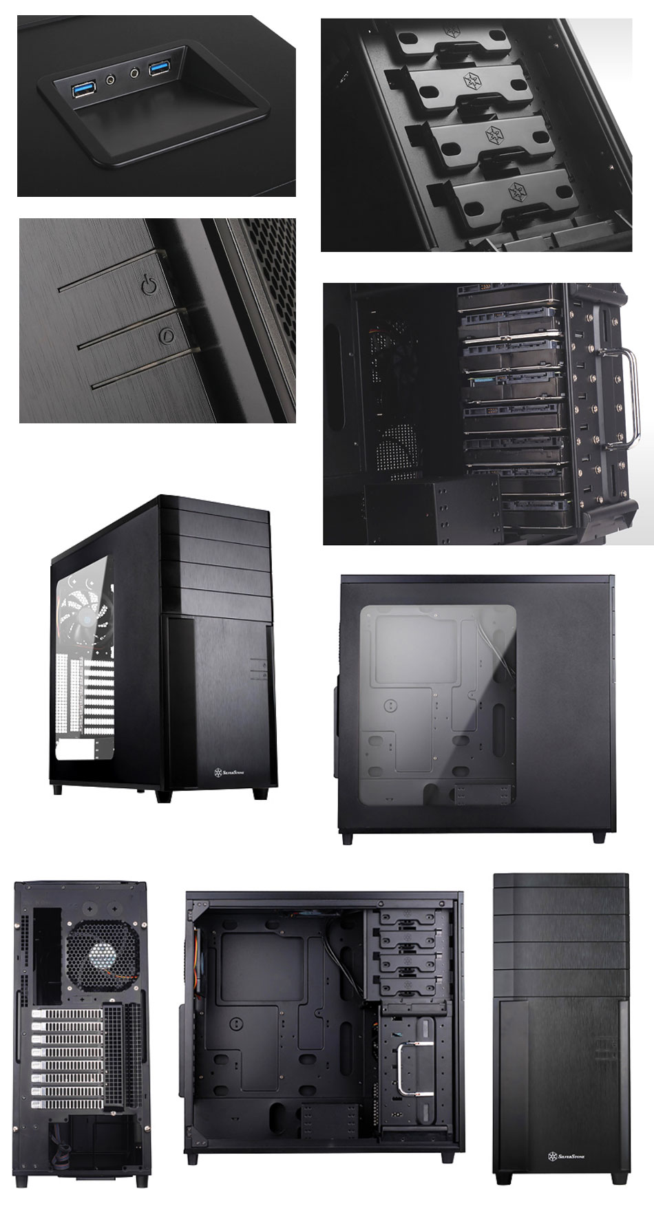 Buy Silverstone KL04 Black with Window USB 3.0 [KL04B-W] | PC Case Gear ...