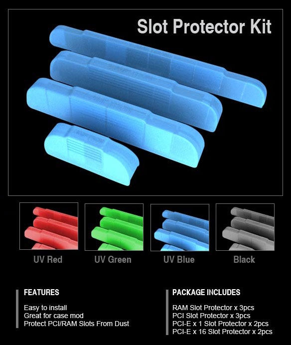 Buy Lamptron Advanced Slot Protector Kit Red [LAMP-SPK-R] | PC Case ...