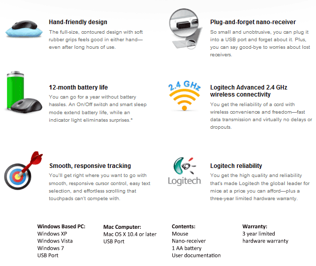 Buy Logitech M310 Wireless Mouse Silver [910-001784] | PC Case Gear ...