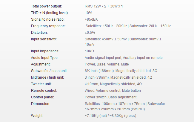 Buy Edifier M3300SF 2.1 Flat Panel Speakers [M3300SF] | PC Case Gear ...