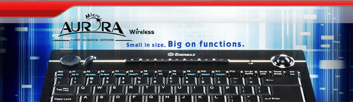Buy Enermax Aurora Wireless Keyboard with Trackball [EN-KB008W-BLACK ...