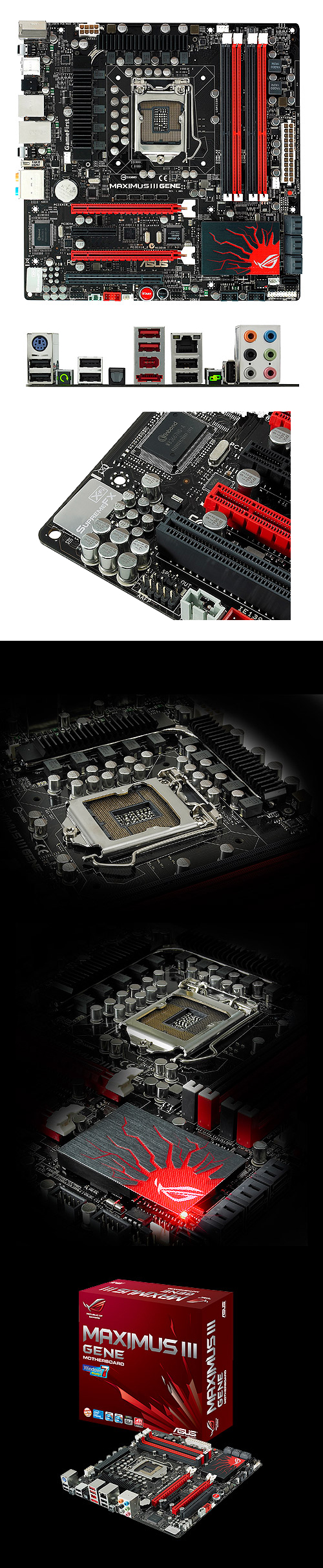 Buy ASUS Maximus III Gene [MAXIMUSIII-GENE] | PC Case Gear Australia