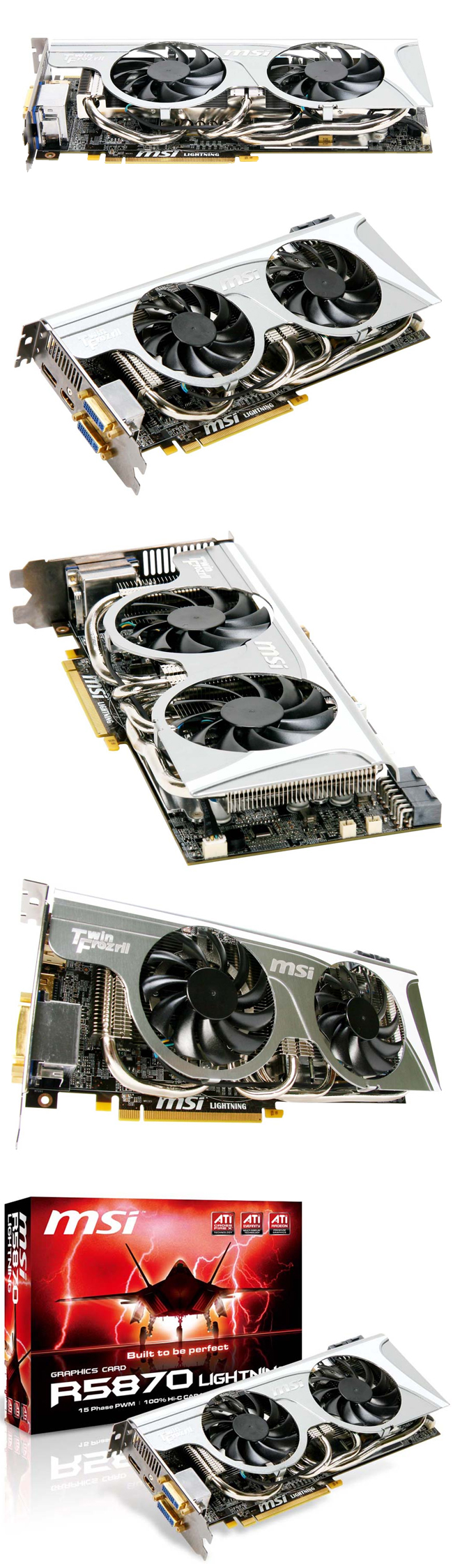 Buy MSI ATI Radeon HD5870 Lightning [VGAMSI1G581B] | PC Case Gear Australia