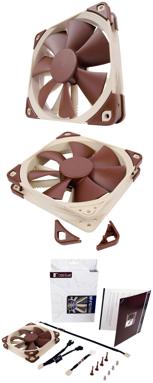 Buy Noctua NF-F12 PWM 120mm Fan (Open box) [EXD-NF-F12-PWM] | PC Case ...