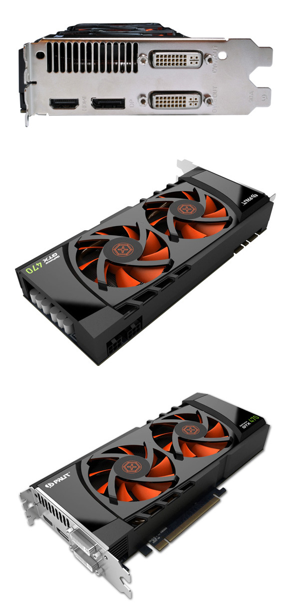Buy Palit GeForce GTX 470 1280MB Dual Fan Edition [P-GTX470-1280D5-V2 ...