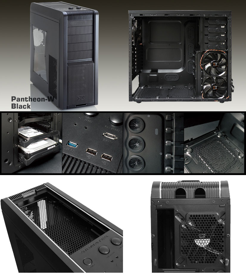 Buy Xigmatek Pantheon Tower Case with Window [21XT-CASPAN-W] | PC Case ...