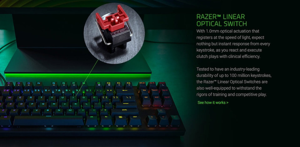 Buy Razer Huntsman Tournament Edition Opto-Mechanical Keyboard [RZ03 ...