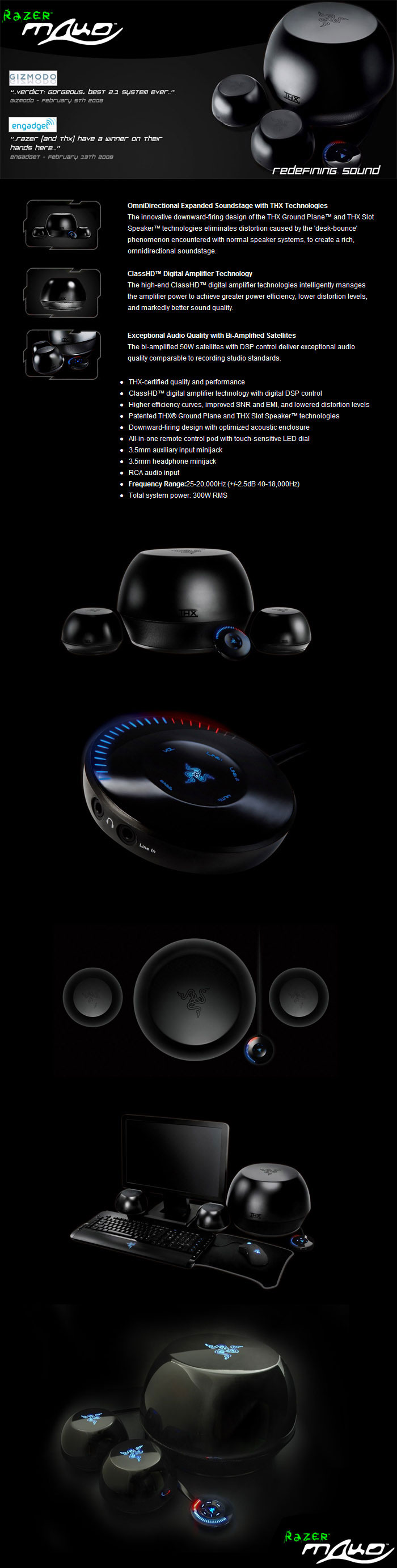 Buy Razer Mako 2.1 Advanced Desktop Audio [RAZ-MAKO] | PC Case Gear ...