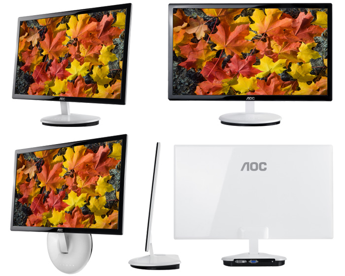 Buy AOC White Razor E2243FW 21.5 Inch Widescreen LED Monitor [E2243FW ...