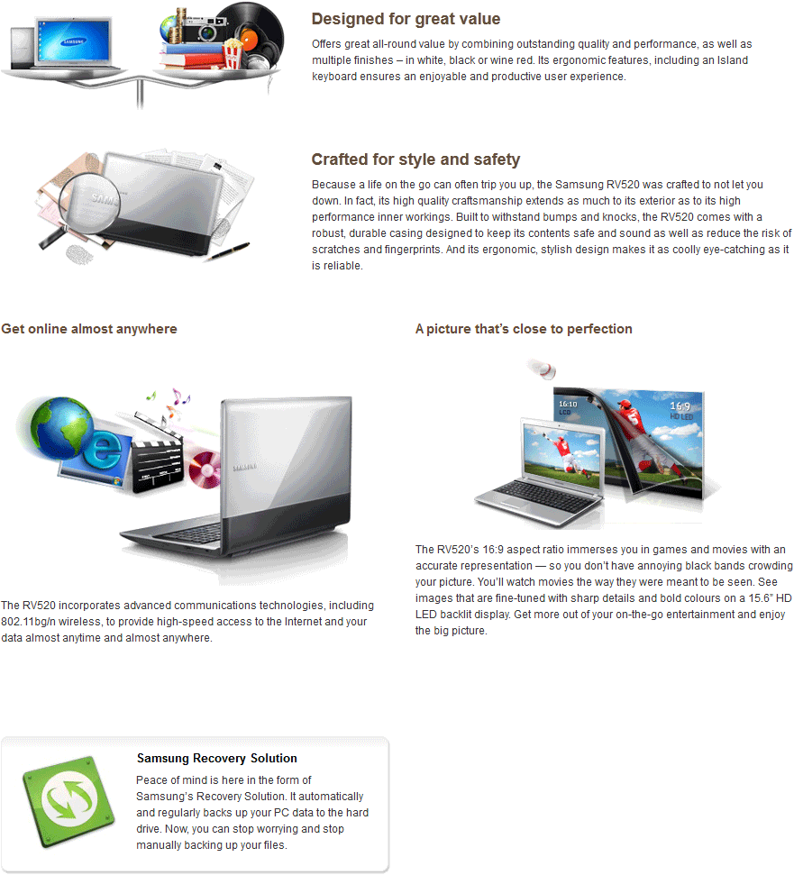 Buy Samsung RV520-S03AU 15.6in Notebook [RV520-S03AU] | PC Case Gear ...