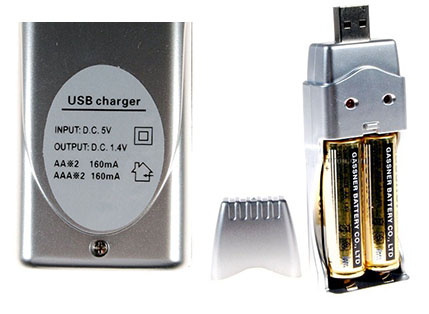 Buy USB AA/AAA Battery Charger [11388] | PC Case Gear Australia