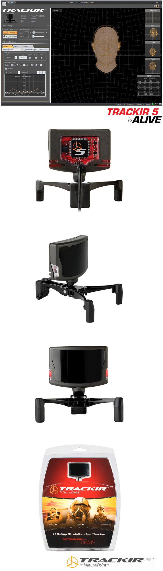 Buy NaturalPoint TrackIR 5 Pro Head Tracker [NAT-TIR5PRO] | PC Case ...