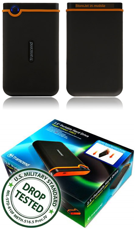 Buy Transcend StoreJet 25 Mobile 500GB [TS500GSJ25M] | PC Case Gear ...