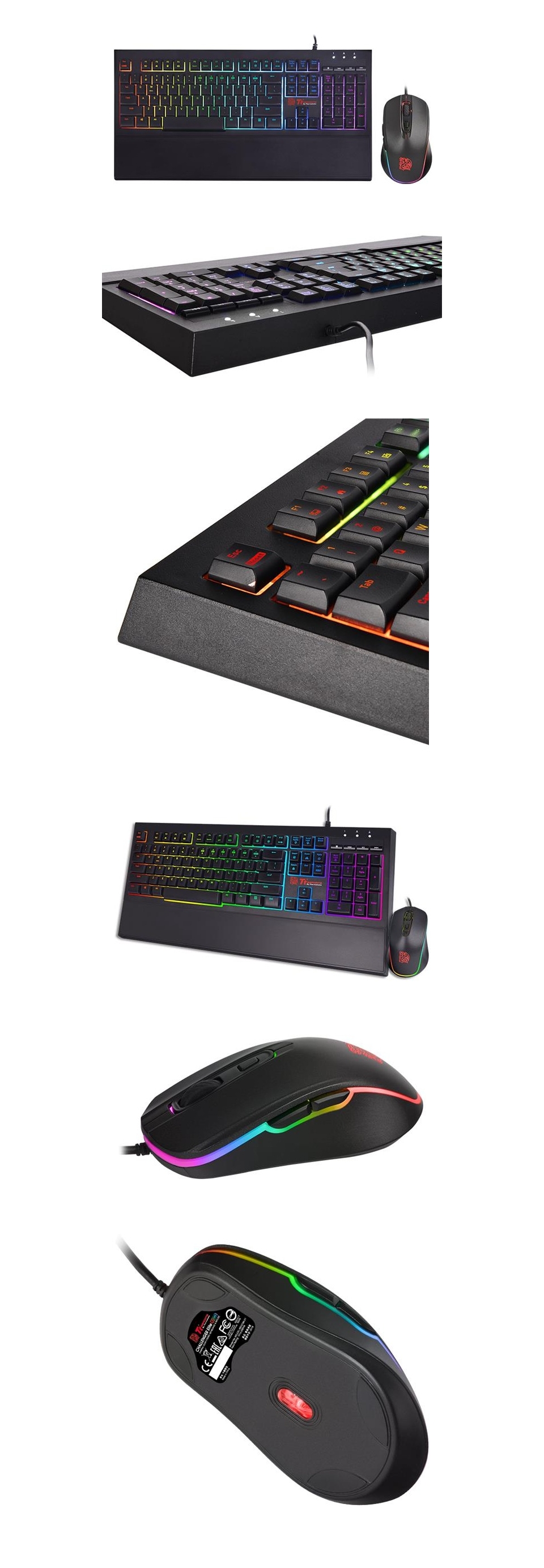 Buy Tt eSPORTS Challenger Elite RGB Keyboard and Mouse Combo [CM-CEL ...