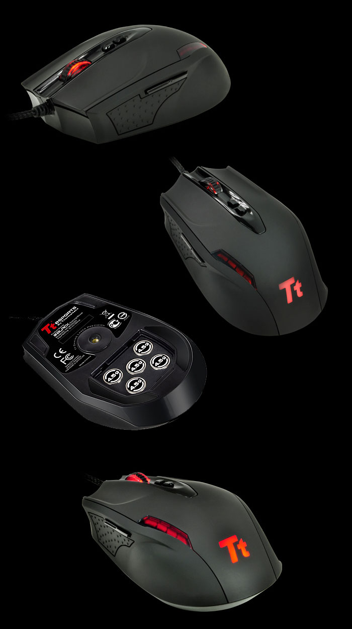 Buy Tt eSPORTS Black 4000 DPI Gaming Mouse [TT-MO-BLK002DT] | PC Case ...