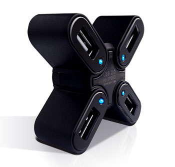 Buy USB 2.0 Star Hub [HUB-104A] | PC Case Gear Australia