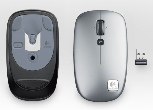 Buy Logitech V550 Nano Wireless Laser Mouse Grey [910-000839(V550NANO ...
