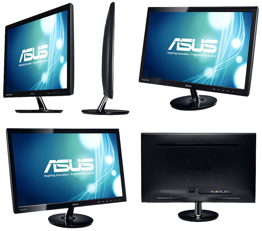 Buy ASUS VS228H 21.5in Widescreen LED Monitor [VS228H] | PC Case Gear ...