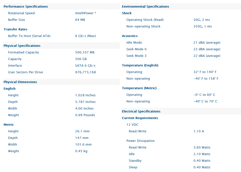 Buy Western Digital WD Green 500GB WD5000AZRX [WD5000AZRX] | PC Case ...