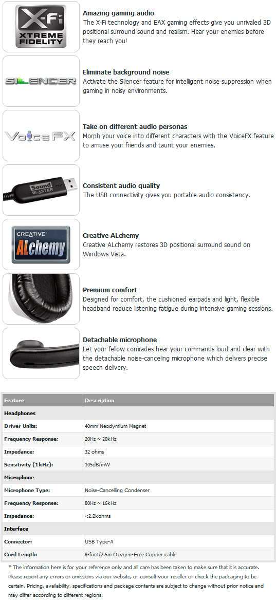Buy Creative Arena Surround USB Gaming Headset [HS-1100] | PC Case Gear ...