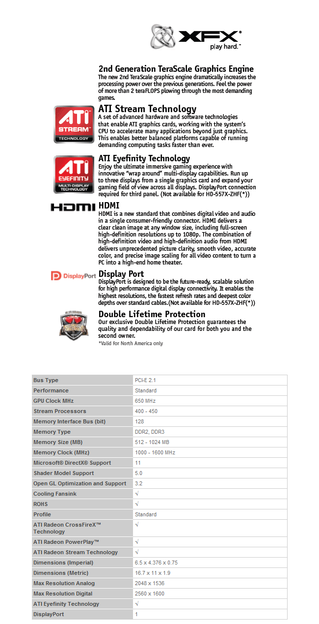 Buy XFX ATI Radeon HD5570 1GB [XFX-5570-1GBD3] | PC Case Gear Australia