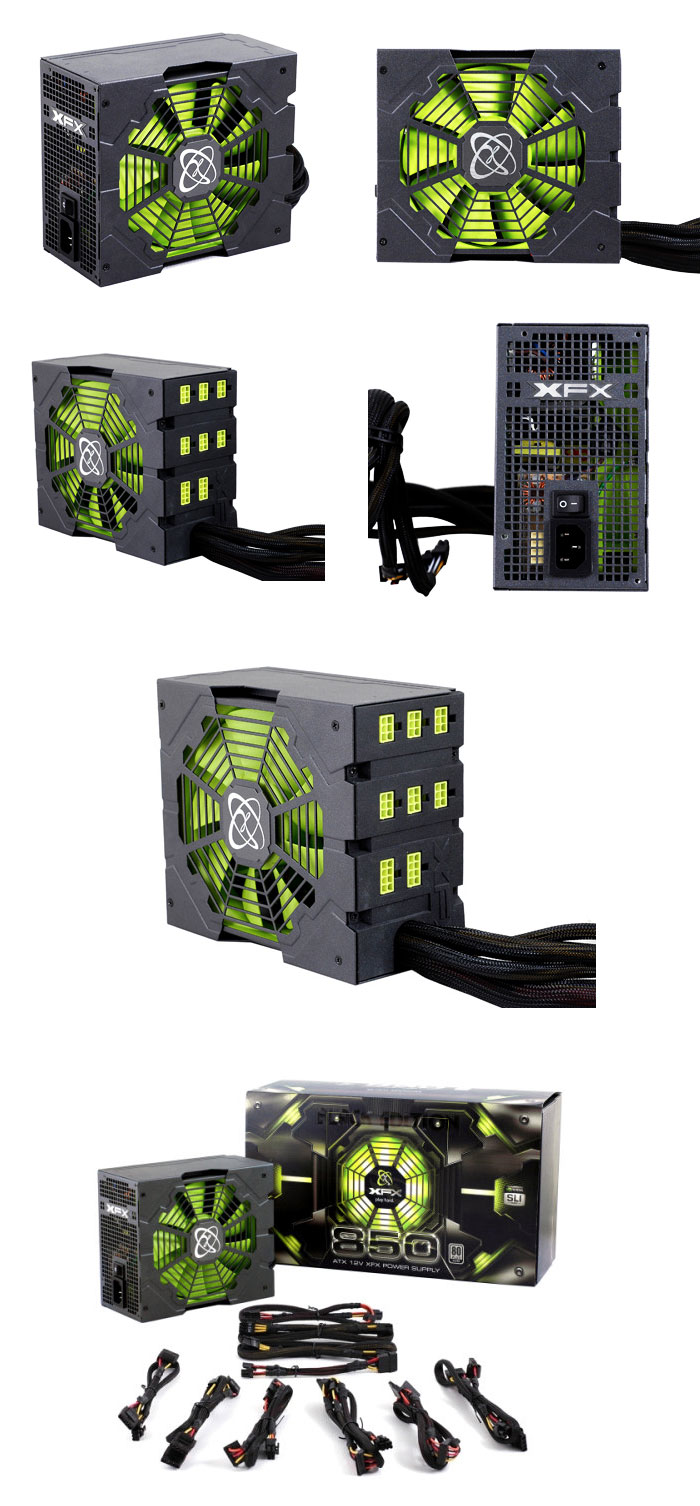 Buy XFX 850W Black Edition [P1-850B-CAG9] | PC Case Gear Australia