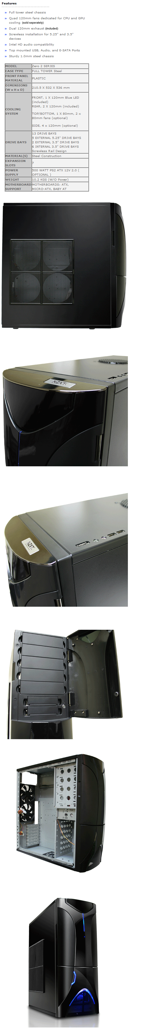 Buy NZXT Zero 2 Case [CSNZZE2B] | PC Case Gear Australia
