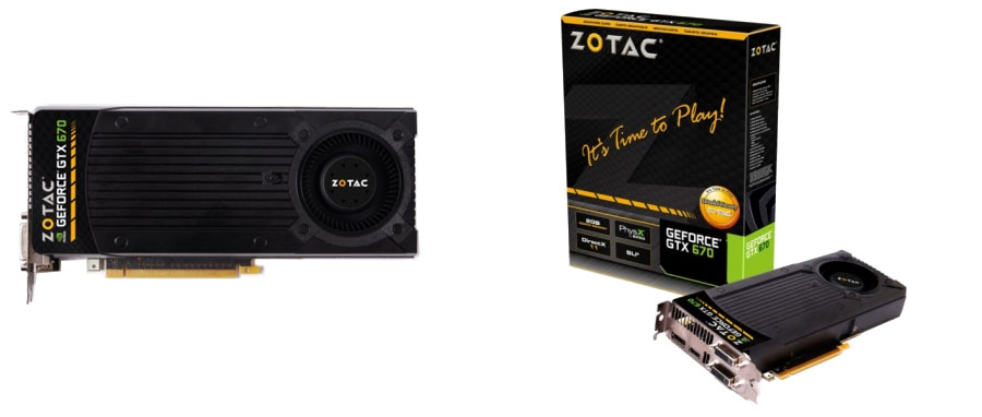 Buy Zotac GeForce GTX 670 2GB [ZT-60301-10P] | PC Case Gear Australia