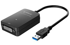 Buy Orico USB 3.0 to DVI Adapter [ORICO-DU3D] | PC Case Gear Australia