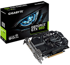 Buy Gigabyte GeForce GTX 950 2GB [GV-N950D5-2GD] | PC Case Gear Australia