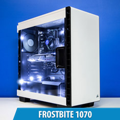 Buy PCCG Frostbite 1070 Gaming System [PCCG-C1070W] | PC Case Gear ...