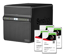 Buy Synology DS416J + 4 x Seagate ST4000VN008 HDD Bundle [PCCG-DS416J ...