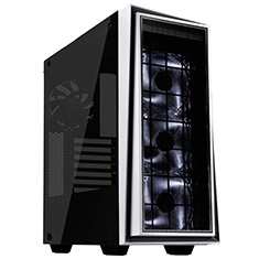 Buy SilverStone Redline RL06 GP Tempered Glass Case White Black [SST ...