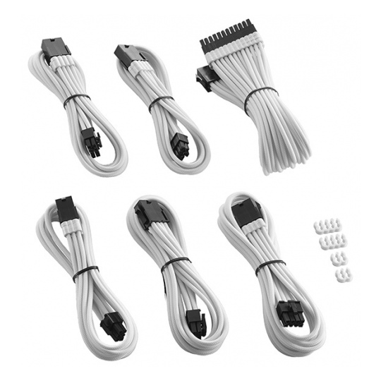 Buy CableMod PRO ModMesh Cable Extension Kit White [CM-PCAB-BKIT-NKW ...