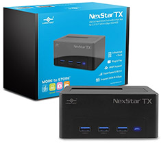 Buy Vantec NexStar TX USB 3.0 HDD Dock With 3 Port Hub [NST-D328S3H-BK ...