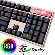 Buy Ducky Year of the Rooster Edition PBT RGB Mech KB Cherry Red ...