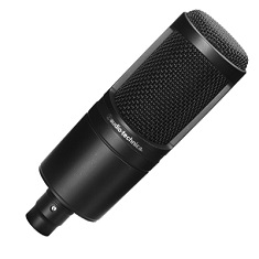 Buy Audio-Technica AT2020 Black XLR Recording Microphone [AT2020B] | PC ...