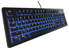 Buy SteelSeries Apex 100 Blue LED Keyboard [SS-64435] | PC Case Gear ...