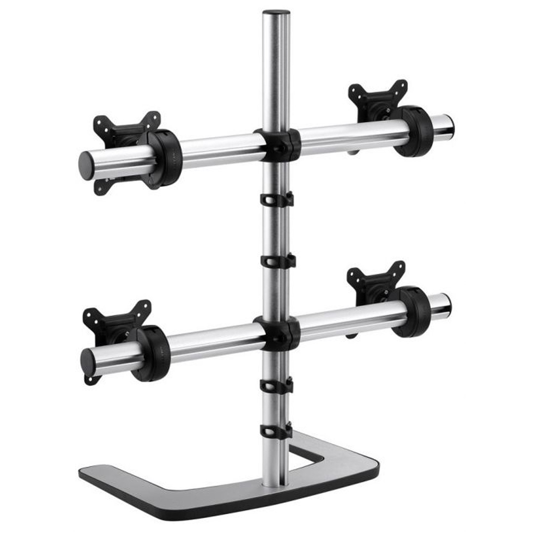 Buy Atdec VFS-Q Visidec Freestanding Quad Monitor Stand Silver ...