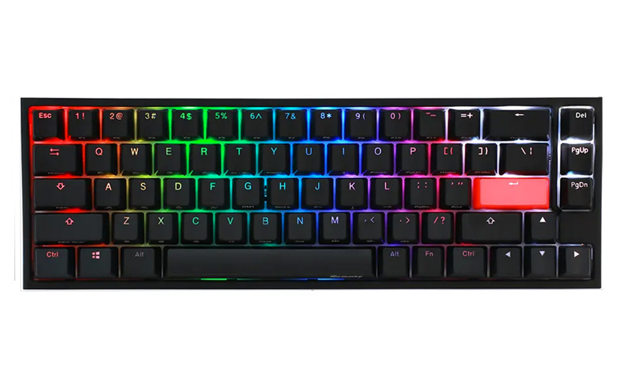 Buy Ducky One 2 SF RGB Mechanical Keyboard Cherry Silent Red ...