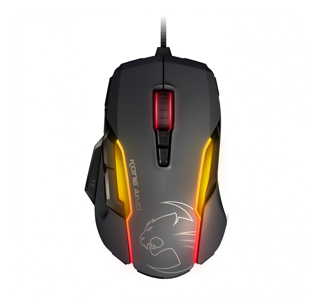 Buy Roccat Kone AIMO Owl Eye Optical RGBA Gaming Mouse Grey [ROC-11-815 ...