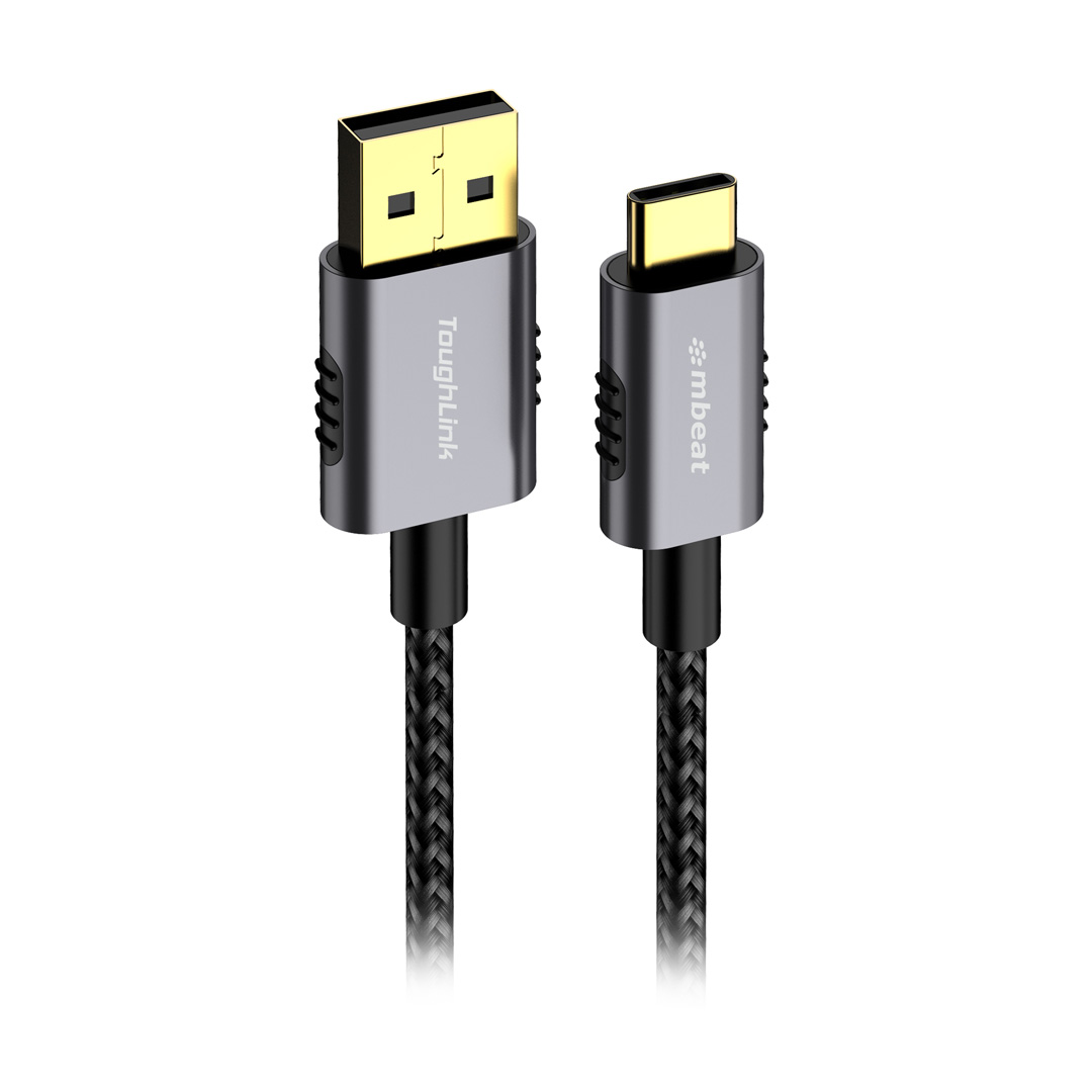 Buy mbeat Tough Link Premium Braided USB-C to USB-A Cable 1.8m [MB-XCM ...