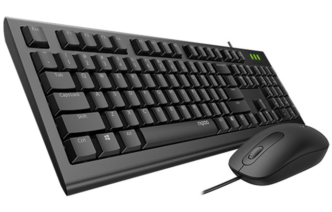Buy Rapoo X120 Pro Keyboard and Mouse Combo [X120-PRO] | PC Case Gear ...