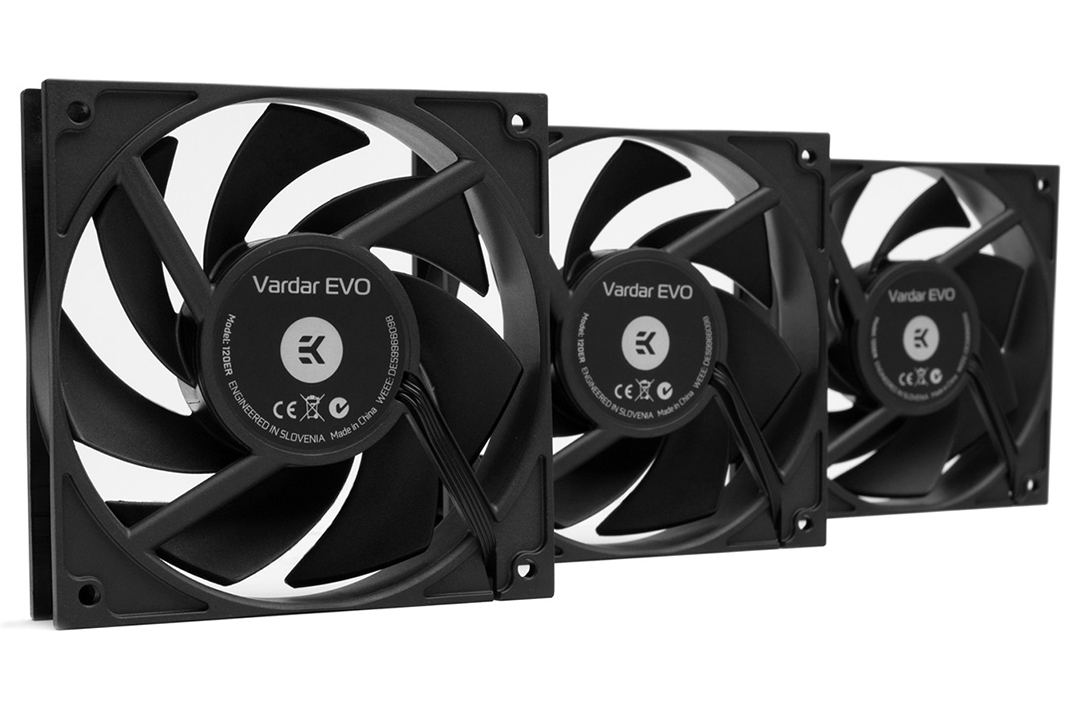 Buy EK Vardar EVO 120ER Black BB 120mm Fan Triple Set [3831109825839 ...