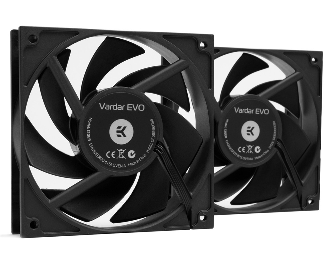 Buy EK-Vardar EVO 120ER Black BB 120mm Fan Dual Set [3831109825822 ...
