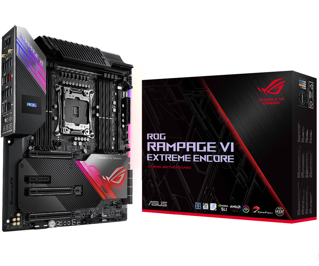 Buy ASUS ROG Rampage VI Extreme Encore E-ATX Motherboard [ROG-RAMPAGE ...